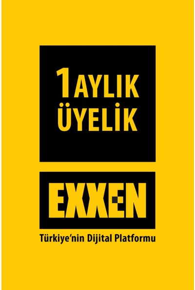 Exxen 1 Aylık Dijital Abonelik Kodu - Reklamsız