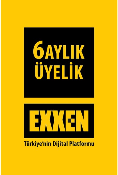 Exxen 6 Aylık Dijital Abonelik Kodu - Reklamlı