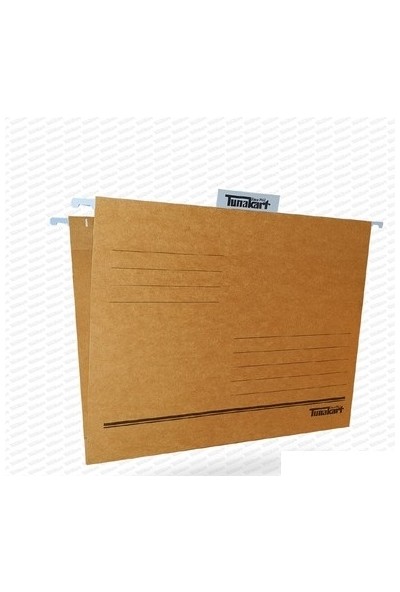 Sert Kırtasiye Tuna Demir Çubuklu Askılı Dosya 100'lü