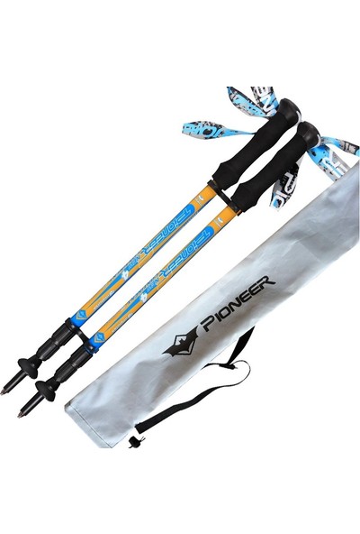 Selamm 2 Adet Hafif Trekking Tırmanışı Için Katlanabilir Çubuk - Sarı (Yurt Dışından)