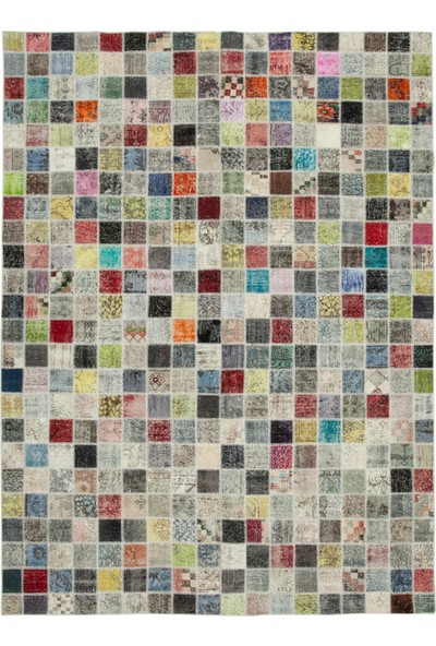 Bespoky Fourtypatch 257X350 cm Patchwork Yün-Pamuk El Dokuma Alan Halısı Bespoky Fourtypatch 257X350 cm Patchwork Yün-Pamuk El Dokuma Alan Halısı