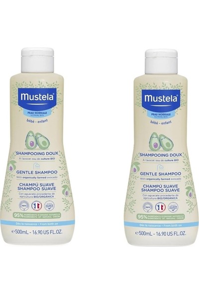 Mustela Gentle Shampoo 500 ml X2 Adet