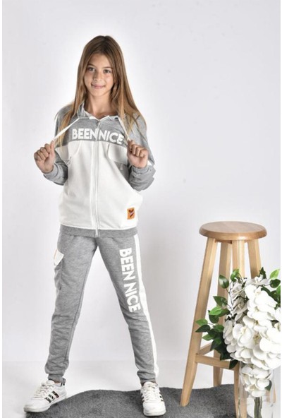 Minik Dolap Kız Çocuk Kapüşonlu Eşofman Takım