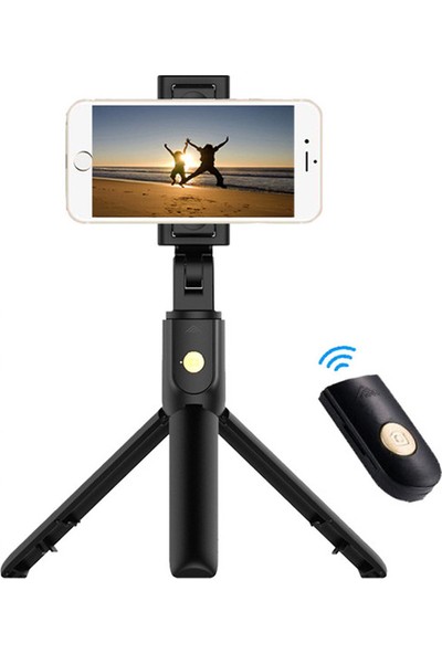 Elife Home K10 Bluetooth Tripod Selfie Çubuğu (Yurt Dışından) Elife Home K10 Bluetooth Tripod Selfie Çubuğu (Yurt Dışından)