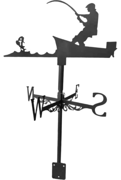 Blesiya Avrupa Tarzı Rüzgar Kanadı Çatı Montaj Hava Kanatlı Rüzgar Yön Göstergesi Açık Çiftlik Bahçe Süsleme - Fener (Yurt Dışından)