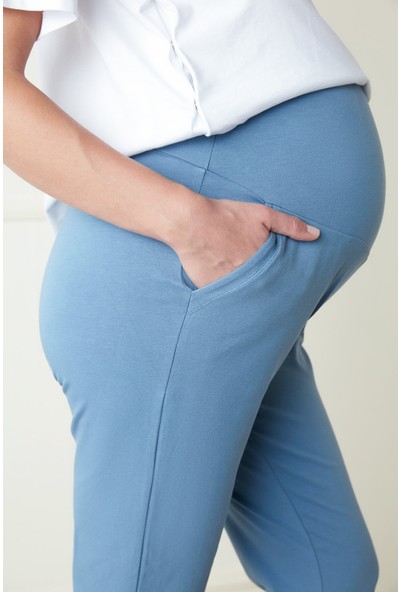 Penti Mavi Penti Mama Hamile Blue Pijama Altı Penti Mavi Penti Mama Hamile Blue Pijama Altı