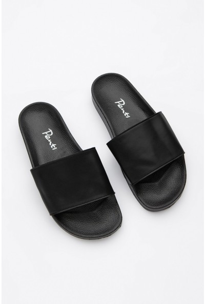 Penti Siyah Dark Leather Look Terlik