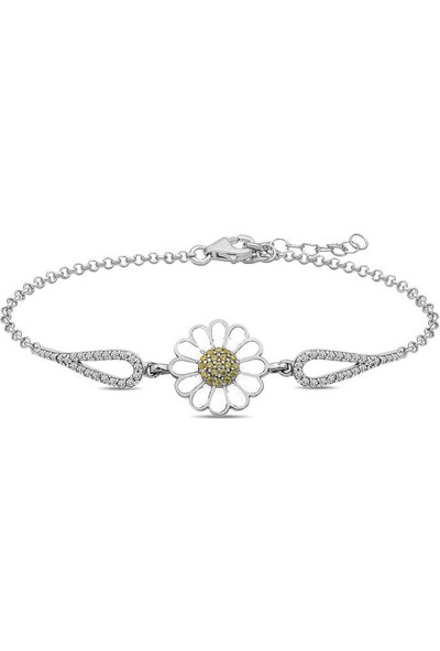 Silver Gümüş Papatya Bileklik