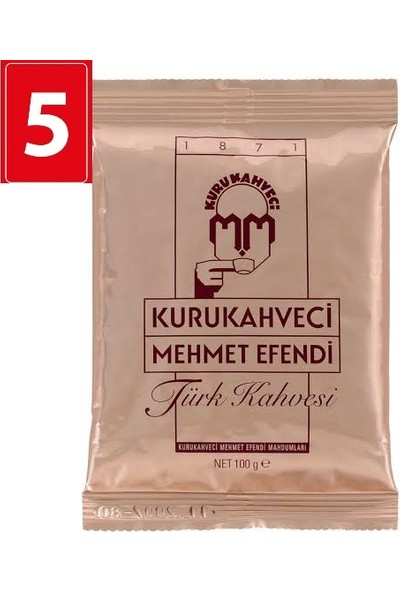 Kurukahveci Mehmet Efendi 5 Adet 100 Gram