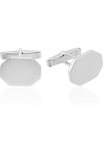 Silver Gümüş Kol Düğmesi