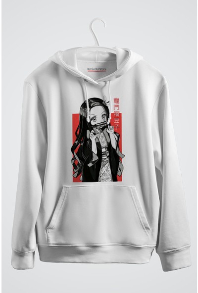 Karikatür Store Nezuko Kamado Kimetsu No Yaiba Demon Slayer Anime Baskılı Kapşonlu Sweat Karikatür Store Nezuko Kamado Kimetsu No Yaiba Demon Slayer Anime Baskılı Kapşonlu Sweat