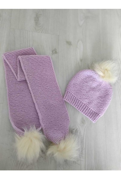 Alin Moda Çocuk Atkı&bere Takım