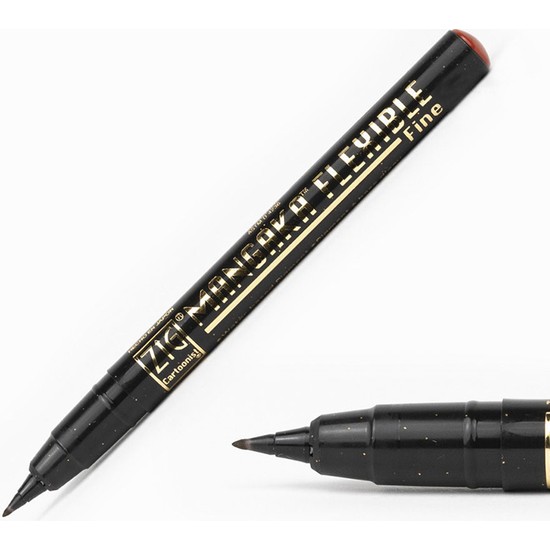 Zig Kuretake Cartoonist Mangaka Flexible Pen Fine Sepia Fiyatı