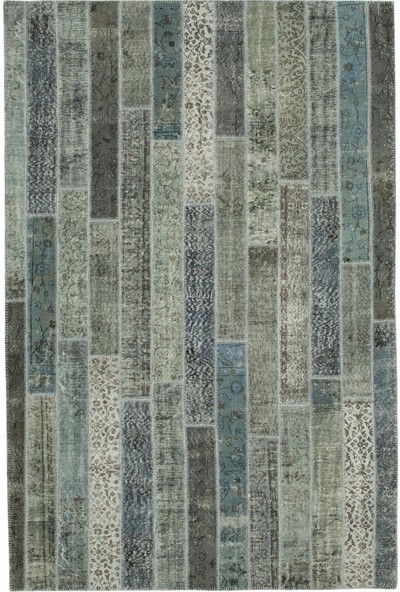 Bespoky Fourtypatch Gri 202x305 Cm Patchwork Yün-Pamuk El Dokuma Alan Halısı Bespoky Fourtypatch Gri 202x305 Cm Patchwork Yün-Pamuk El Dokuma Alan Halısı