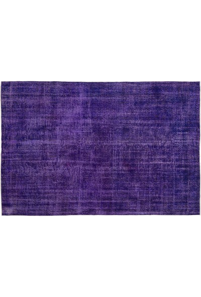 Bespoky Vintage Mor 214x323 Cm Geleneksel Oryantal Yün Pamuk El Dokuma Alan Halısı