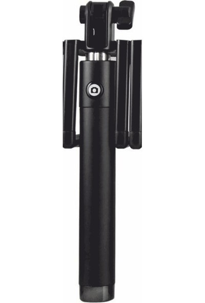 Eiroo Iphone Siyah Lightning Girişli Tuşlu Selfie Çubuğu