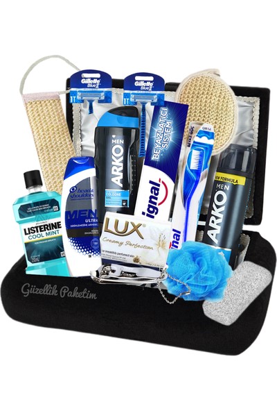 Güzellik Paketim Erkek Bakım Seti + 4’lü Lif Seti - Damat Çeyiz Sandık Bohça Seti Güzellik Paketim Erkek Bakım Seti + 4’lü Lif Seti - Damat Çeyiz Sandık Bohça Seti