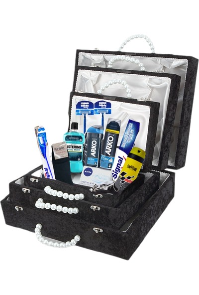 Güzellik Paketim Erkek Bakım Seti- 3’lü Kadife Damat Çeyiz Sandık Bohça Sandık Güzellik Paketim Erkek Bakım Seti- 3’lü Kadife Damat Çeyiz Sandık Bohça Sandık