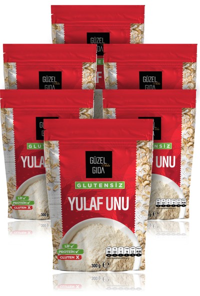 Güzel Ada Gıda Glutensiz Yulaf Unu 300 gr x 6