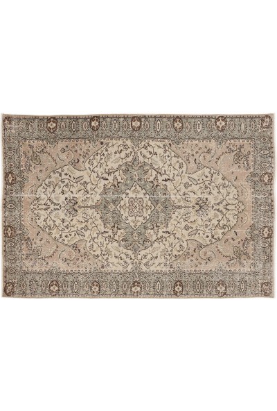 Bespoky Vintage 172x258 Cm Geleneksel Oryantal Yün Pamuk El Dokuma Alan Halısı