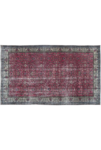Bespoky Vintage 162x270 Cm Geleneksel Oryantal Yün Pamuk El Dokuma Alan Halısı Bespoky Vintage 162x270 Cm Geleneksel Oryantal Yün Pamuk El Dokuma Alan Halısı