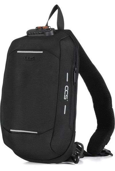 Ççs Tek Omuz Askılı Çapraz Sırt ve Göğüs Çantası Siyah