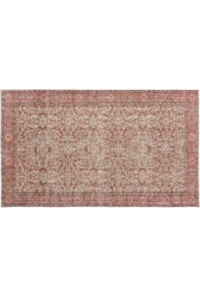 Bespoky Vintage 165x280 Cm Geleneksel Oryantal Yün Pamuk El Dokuma Alan Halısı