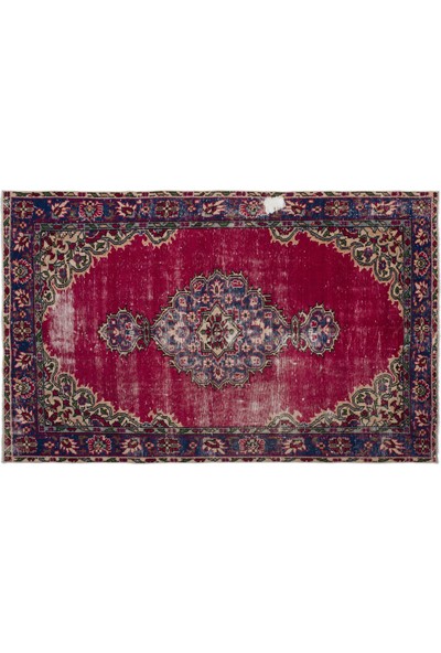 Bespoky Vintage 173x271 Cm Geleneksel Oryantal Yün Pamuk El Dokuma Alan Halısı