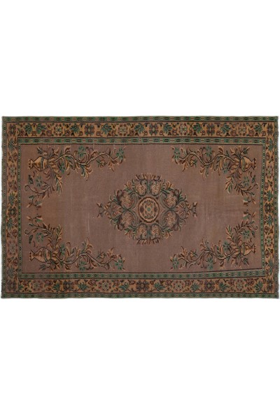 Bespoky Vintage 183x276 Cm Geleneksel Oryantal Yün Pamuk El Dokuma Alan Halısı