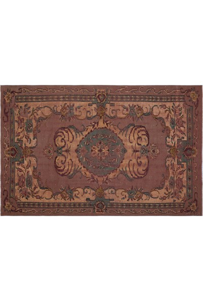 Bespoky Vintage 175x275 Cm Geleneksel Oryantal Yün Pamuk El Dokuma Alan Halısı