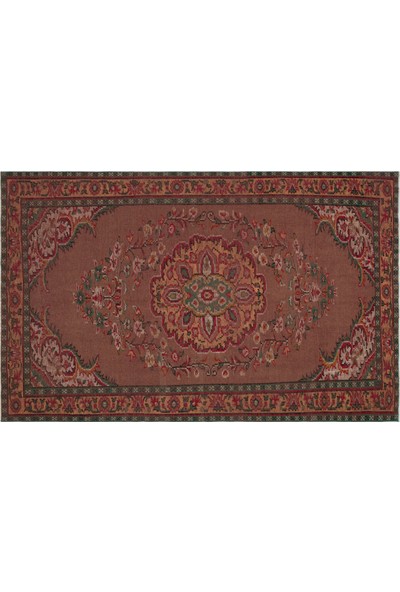 Bespoky Vintage 182x282 Cm Geleneksel Oryantal Yün Pamuk El Dokuma Alan Halısı