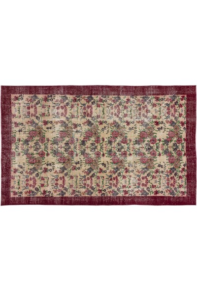 Bespoky Vintage 163X260 cm Geleneksel Oryantal Yün Pamuk El Dokuma Alan Halısı