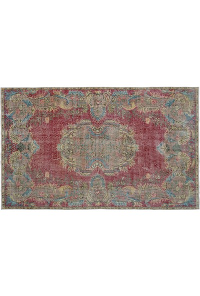 Bespoky Vintage 170x273 Cm Geleneksel Oryantal Yün Pamuk El Dokuma Alan Halısı