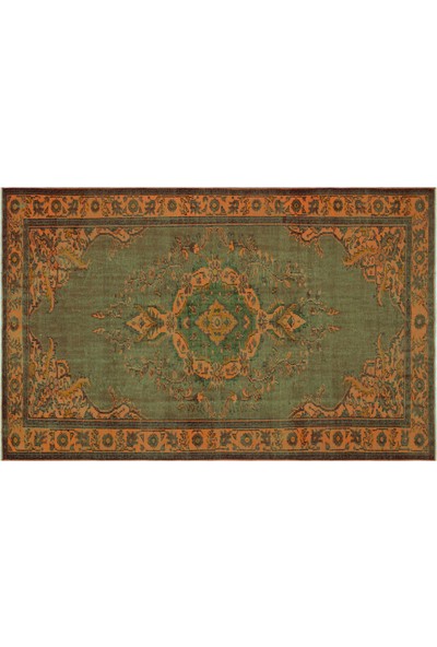 Bespoky Vintage 176x284 Cm Geleneksel Oryantal Yün Pamuk El Dokuma Alan Halısı