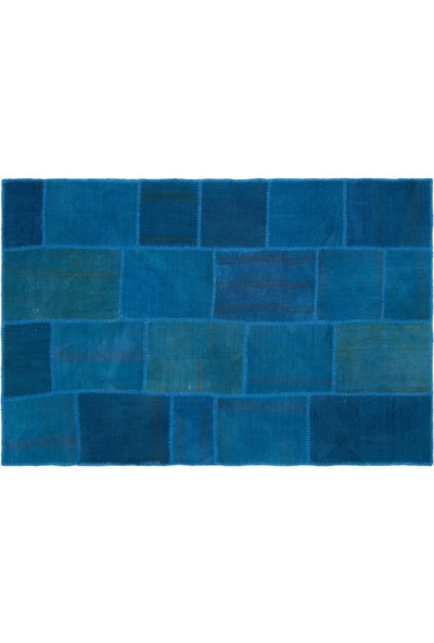 Bespoky Kilim Patchwork 155x230 Cm Patchwork Yün Pamuk El Dokuma Alan Halısı