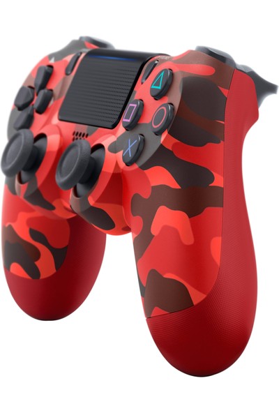 PSGT Ps4 - Pc - Telefon Uyumlu Dualshock 4 V2 Wireless Gamepad Kablosuz Oyun Kolu Kamuflaj Kırmızı PSGT Ps4 - Pc - Telefon Uyumlu Dualshock 4 V2 Wireless Gamepad Kablosuz Oyun Kolu Kamuflaj Kırmızı