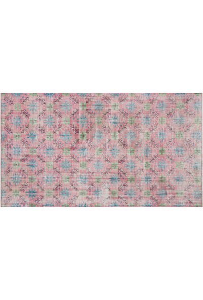 Bespoky Vintage 168x300 Cm Geleneksel Oryantal Yün Pamuk El Dokuma Alan Halısı