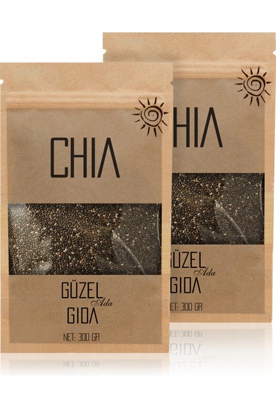 Güzel Ada Gıda Glutensiz Chia Tohumu 300 gr x 2 Güzel Ada Gıda Glutensiz Chia Tohumu 300 gr x 2
