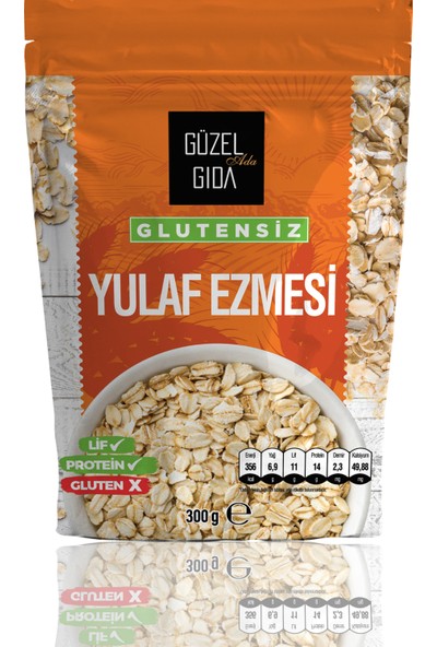 Güzel Ada Gıda Glutensiz Yulaf Ezmesi 300 gr Güzel Ada Gıda Glutensiz Yulaf Ezmesi 300 gr