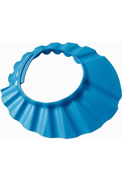 Real West Ayarlanabilir Bebek Banyo Şapkası Mavi Küvet Şapkası Başlığı