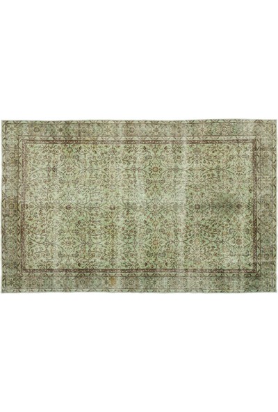 Bespoky Vintage 185x294 Cm Geleneksel Oryantal Yün Pamuk El Dokuma Alan Halısı