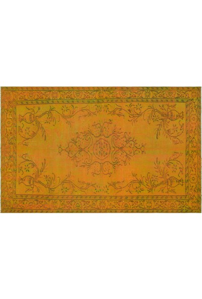 Bespoky Vintage 168x265 Cm Geleneksel Oryantal Yün Pamuk El Dokuma Alan Halısı