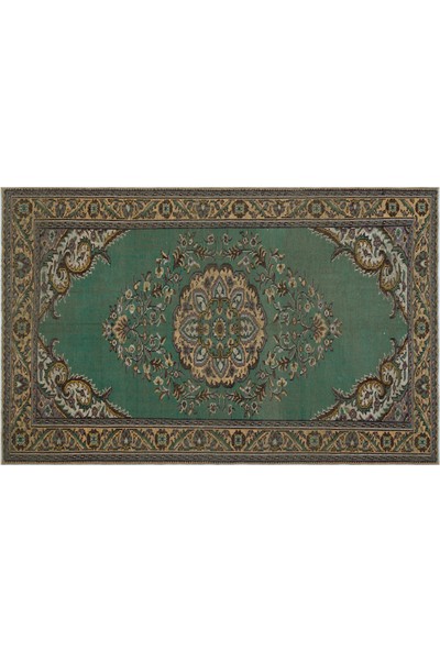 Bespoky Vintage 186x292 Cm Geleneksel Oryantal Yün Pamuk El Dokuma Alan Halısı