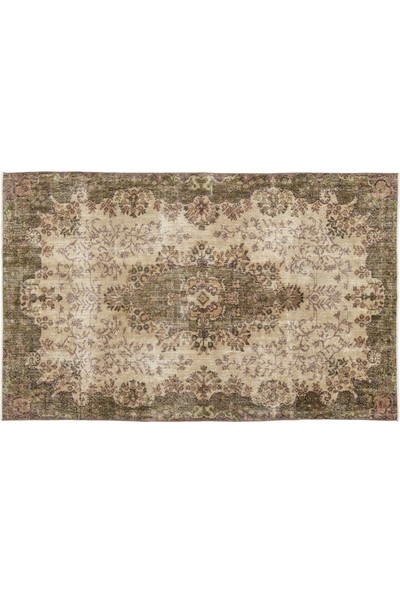 Bespoky Vintage 170x271 Cm Geleneksel Oryantal Yün Pamuk El Dokuma Alan Halısı