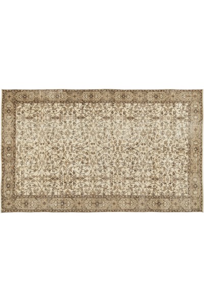 Bespoky Vintage 169x278 Cm Geleneksel Oryantal Yün Pamuk El Dokuma Alan Halısı