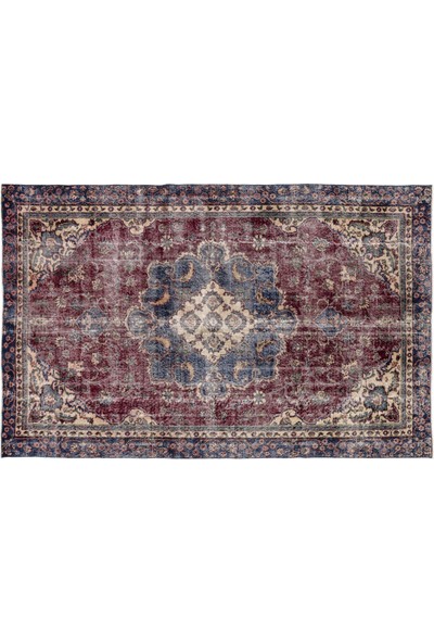 Bespoky Vintage 187x293 Cm Geleneksel Oryantal Yün Pamuk El Dokuma Alan Halısı