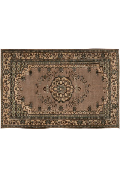 Bespoky Vintage 176x266 Cm Geleneksel Oryantal Yün Pamuk El Dokuma Alan Halısı