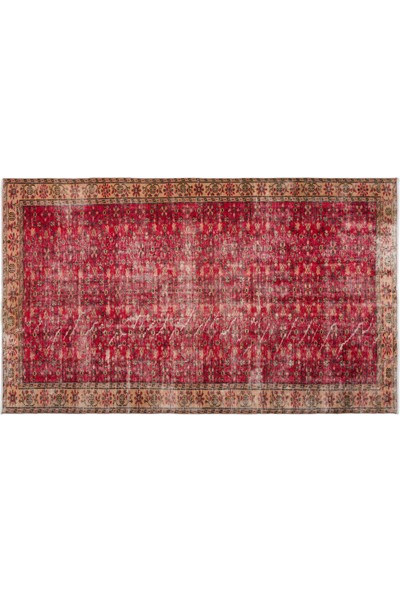 Bespoky Vintage 177x292 Cm Geleneksel Oryantal Yün Pamuk El Dokuma Alan Halısı