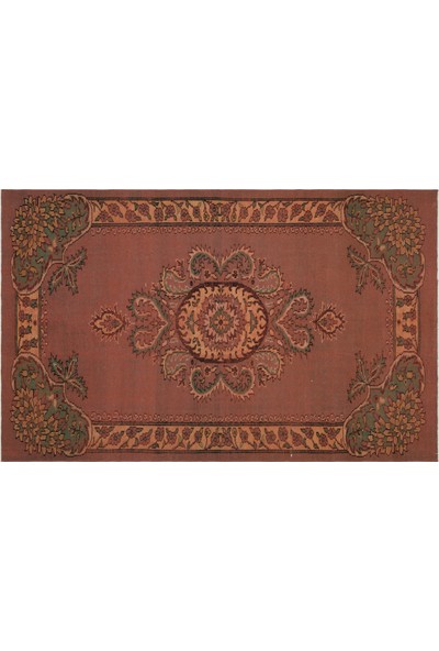 Bespoky Vintage 180x296 Cm Geleneksel Oryantal Yün Pamuk El Dokuma Alan Halısı