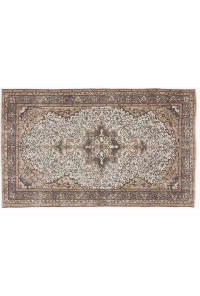 Bespoky Vintage 166x274 Cm Geleneksel Oryantal Yün Pamuk El Dokuma Alan Halısı